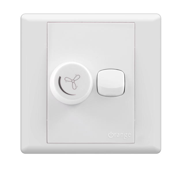 5 STEP FAN CONTROLLER ORANGE MONACO - elecshop.lk