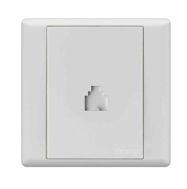 1 GANG 4 WIRE TELEPHONE OUTLET MONACO - elecshop.lk