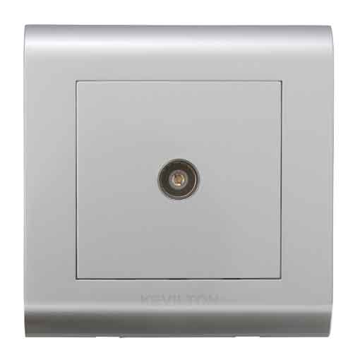 TV Socket Kevilton Modular Platinum - elecshop.lk