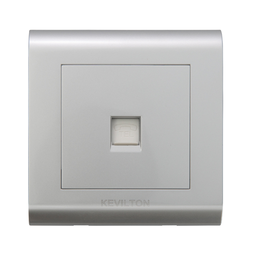 Telephone Socket Kevilton Modular Platinum - elecshop.lk