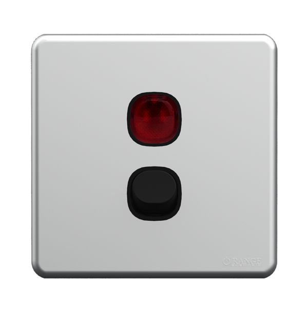 20A DOUBLE POLE SWITCH WITH INDICATOR ORANGE ENIGMA SB Double Pole ...