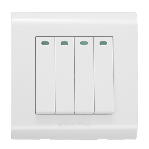 4 Gang Switch Kevilton Modular Iv - elecshop.lk