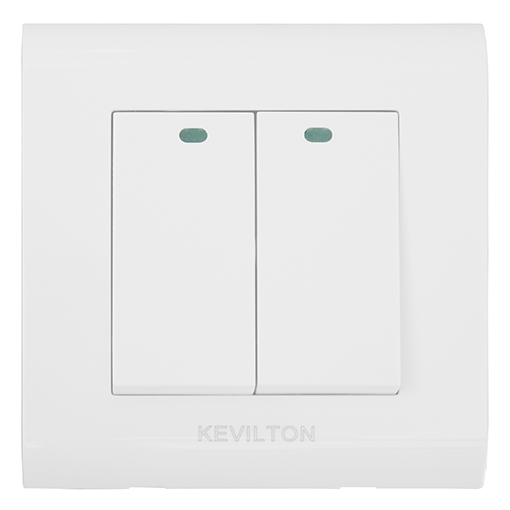 2 Gang 2 way Switch Kevilton Modular Iv - elecshop.lk