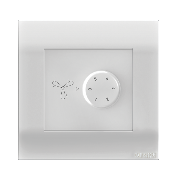 5 STEP FAN CONTROLLER SWITCH ORANGE AKOYA CW - elecshop.lk