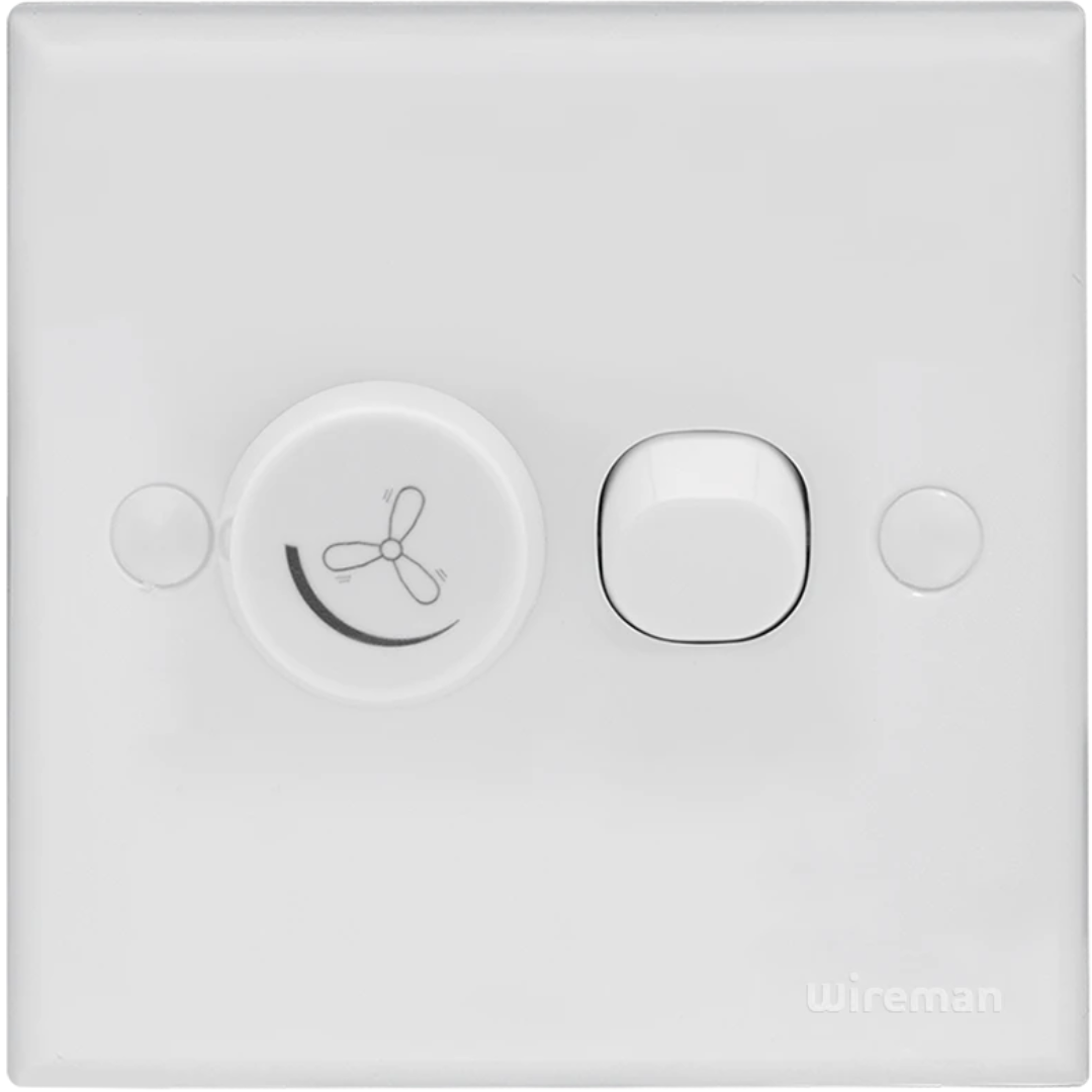 Wireman Normal White 400W Fan Speed Controller - elecshop.lk