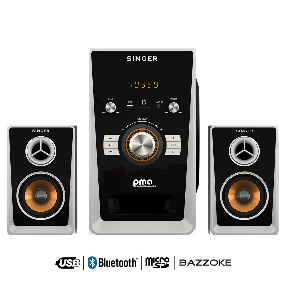 Singer Mini Hi Fi Systems With Bluetooth 80 WRMS - elecshop.lk