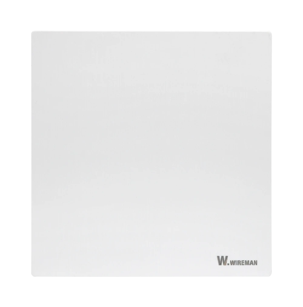 Wireman Infinity White Blank Plate with Removable Plug - elecshop.lk