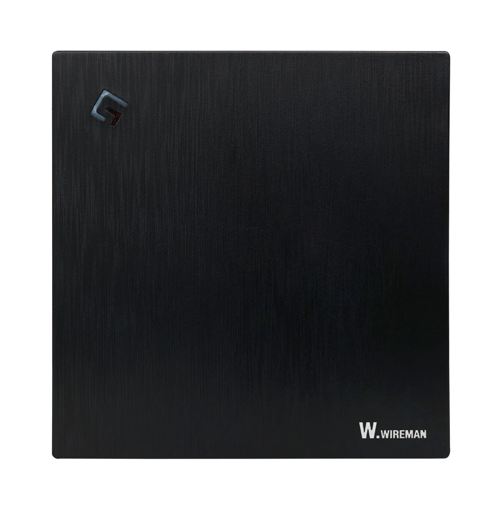 Wireman Infinity Black 1 Gang 2 Way Switch