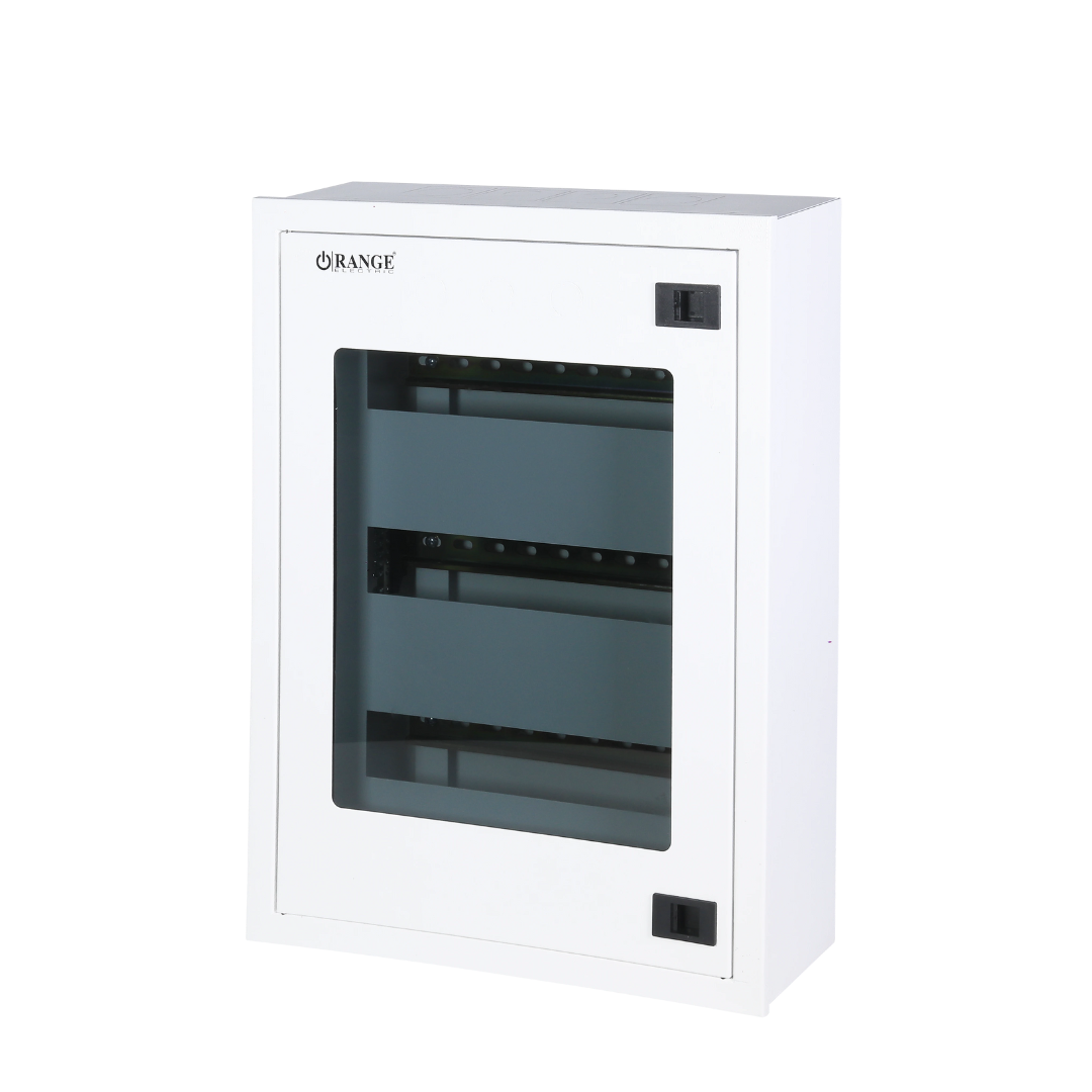 1 Row 16 Way Distribution Board Orange - elecshop.lk