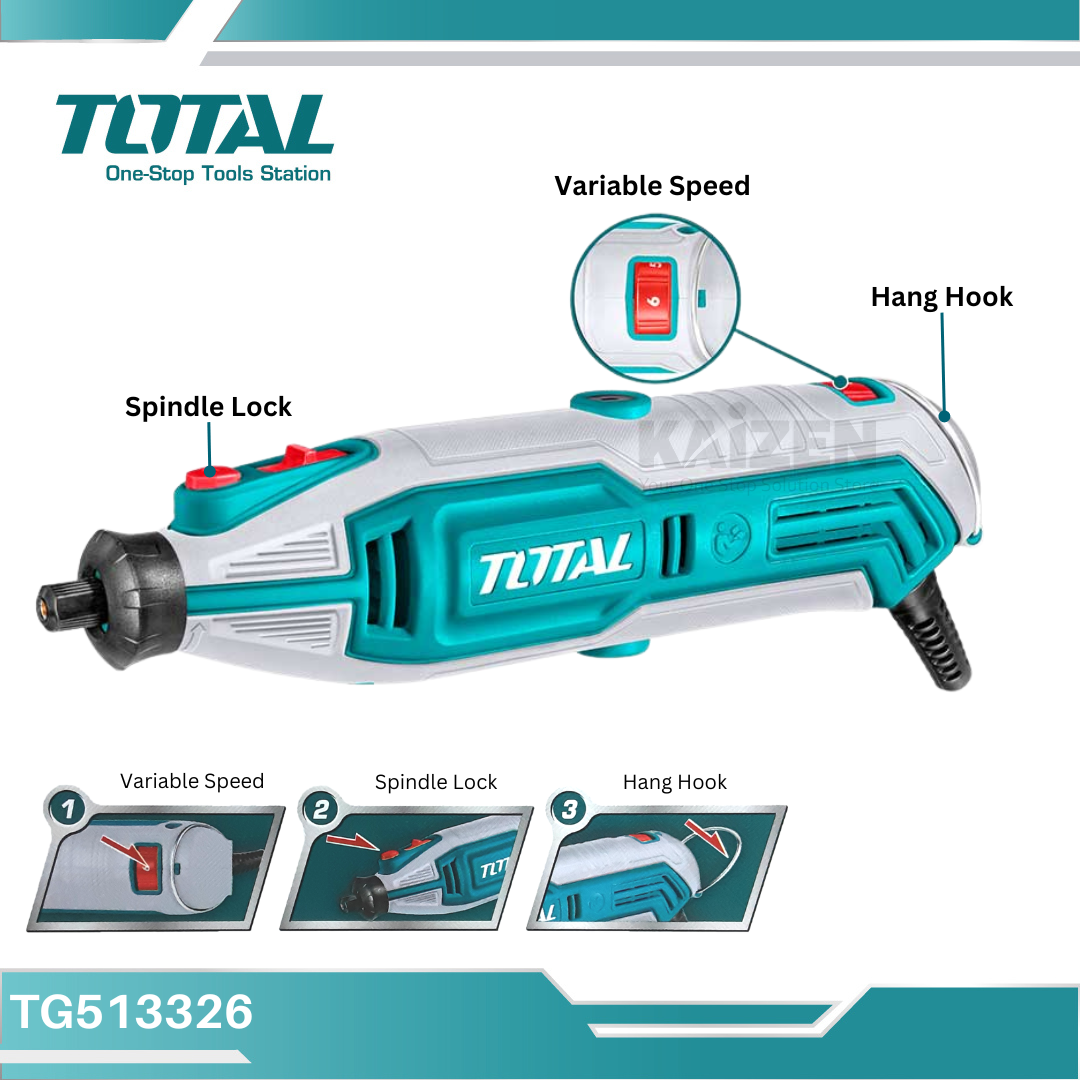 Total Mini Grinder 130W (TG513326)