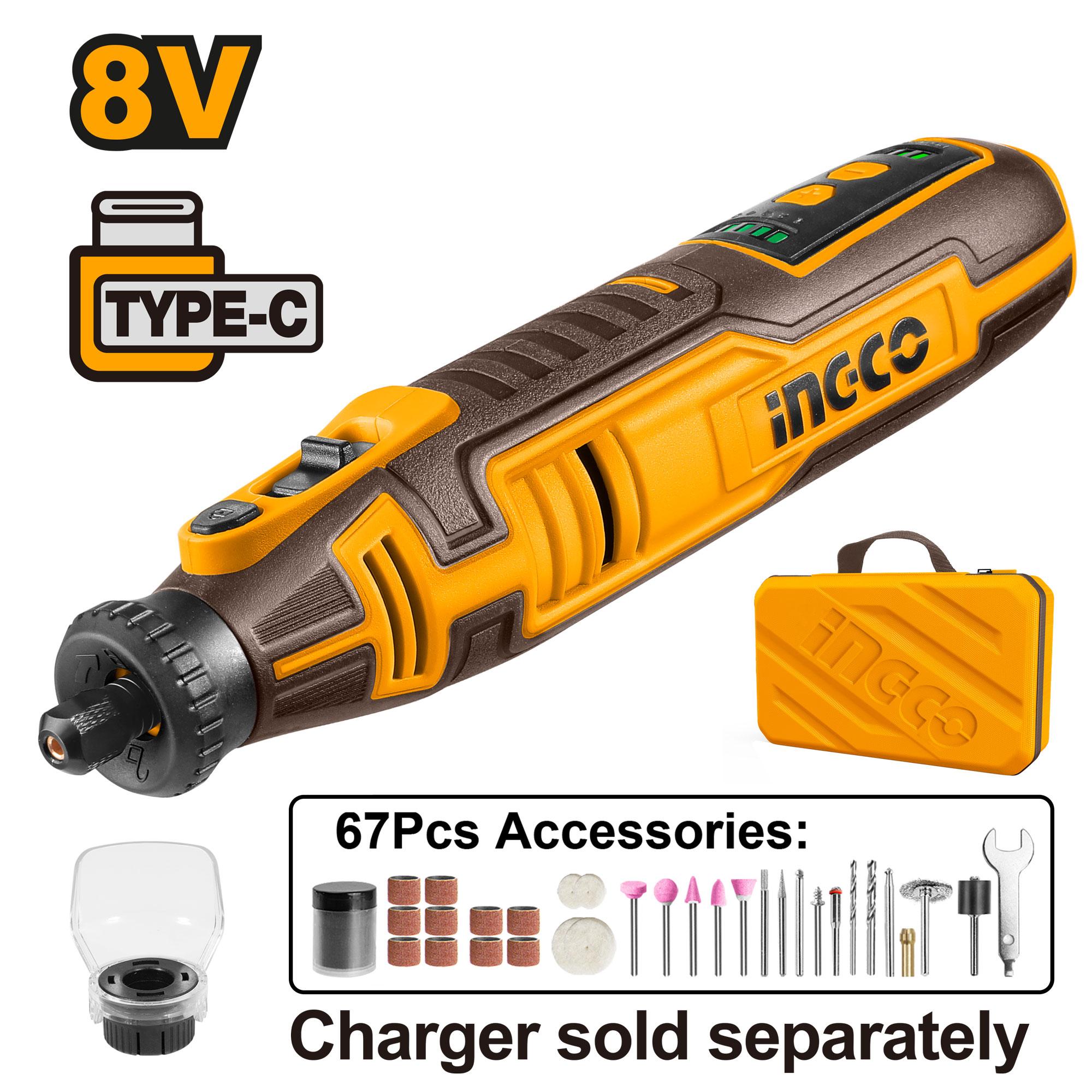 Ingco Mini Grinder in Sri Lanka | 8V 67pcs